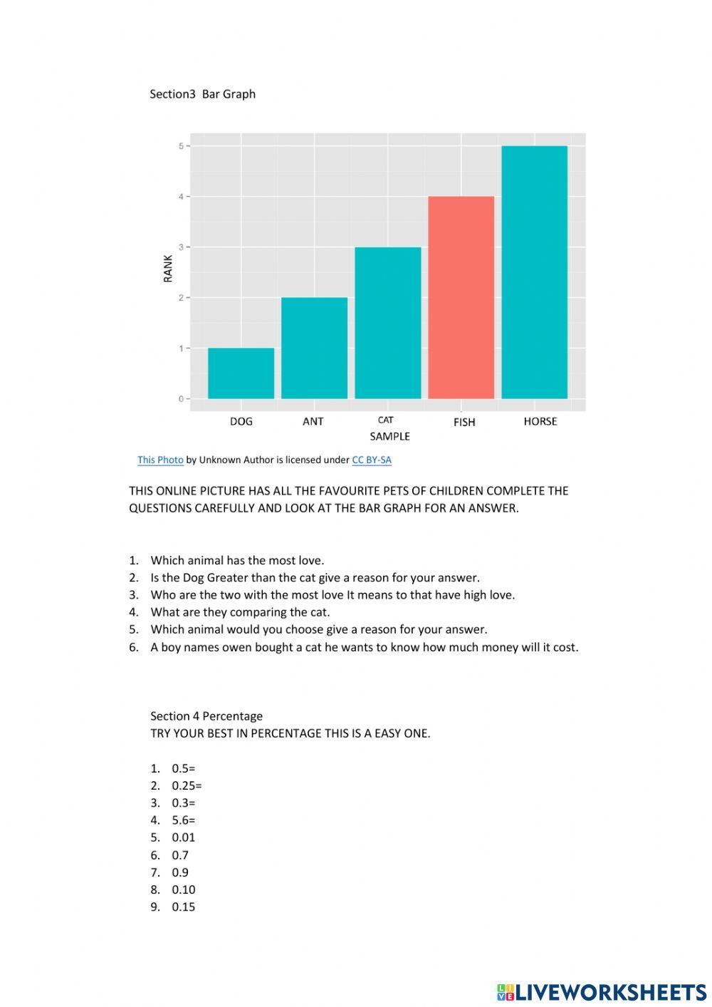 Mathematics Test | Talib Edwards | Live Worksheets