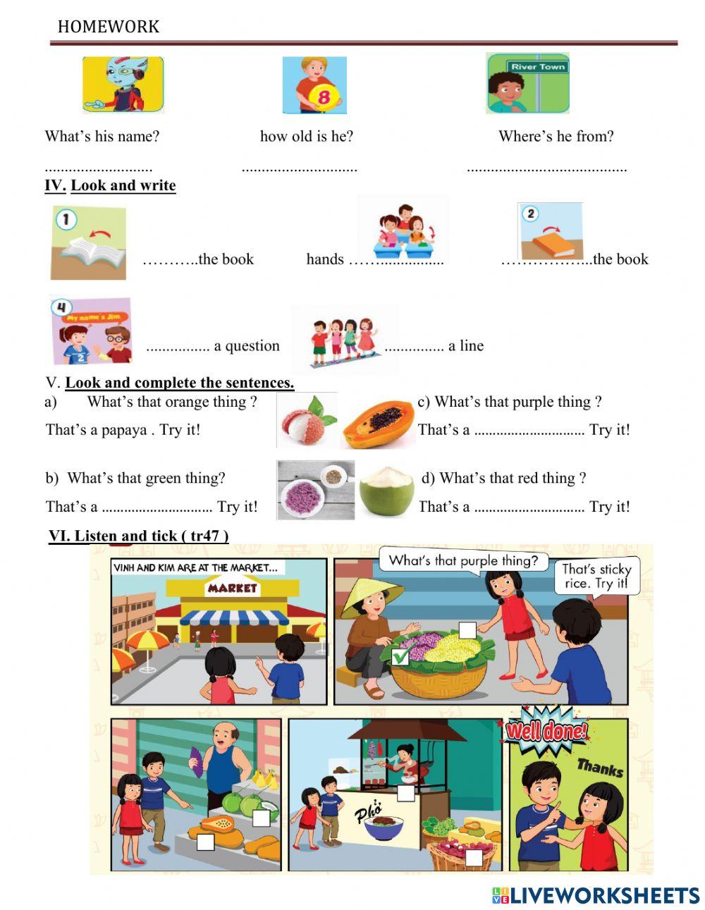 3A3 mini test 1 2953 | lananhclara26 | Live Worksheets