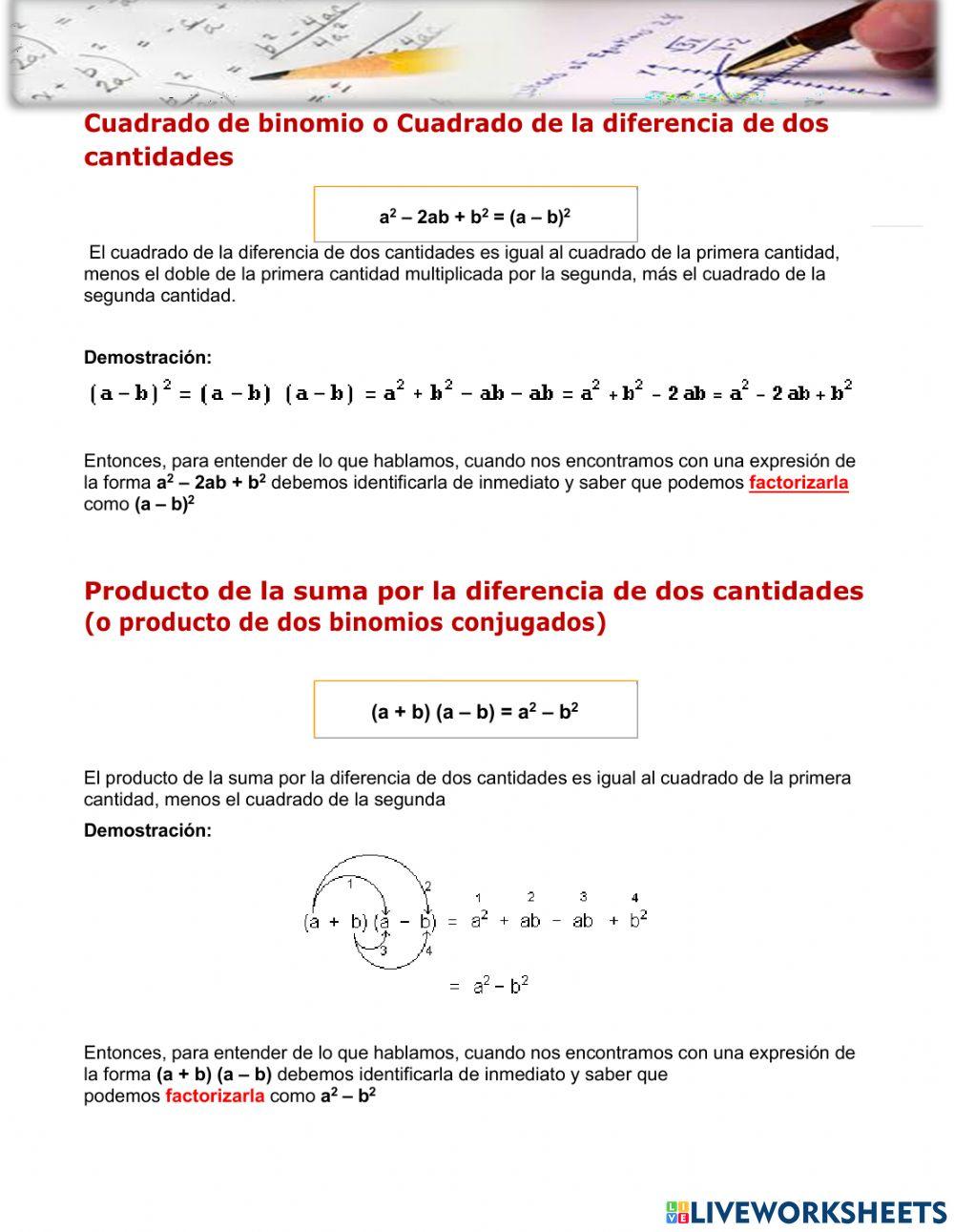 1693488 | Algebra 3 | SINDY SEVERINO | LiveWorksheets