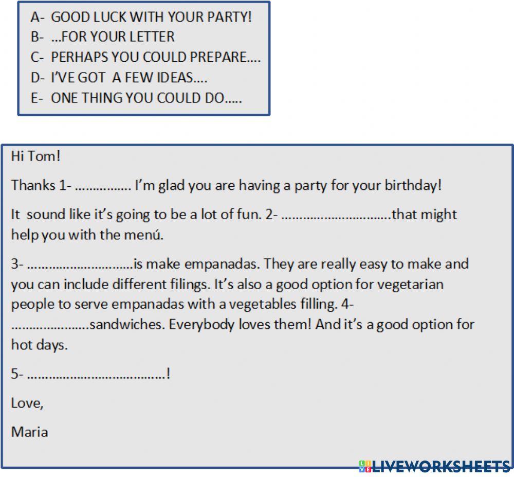 Informal e-mail | Free Interactive Worksheets | 1693643