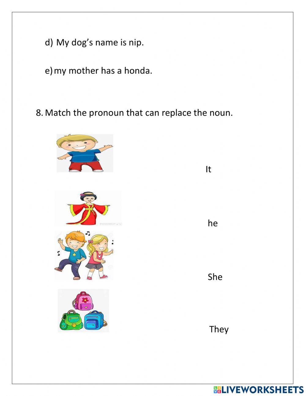 Term 1 Language Arts 2021 online exercise for | Live Worksheets