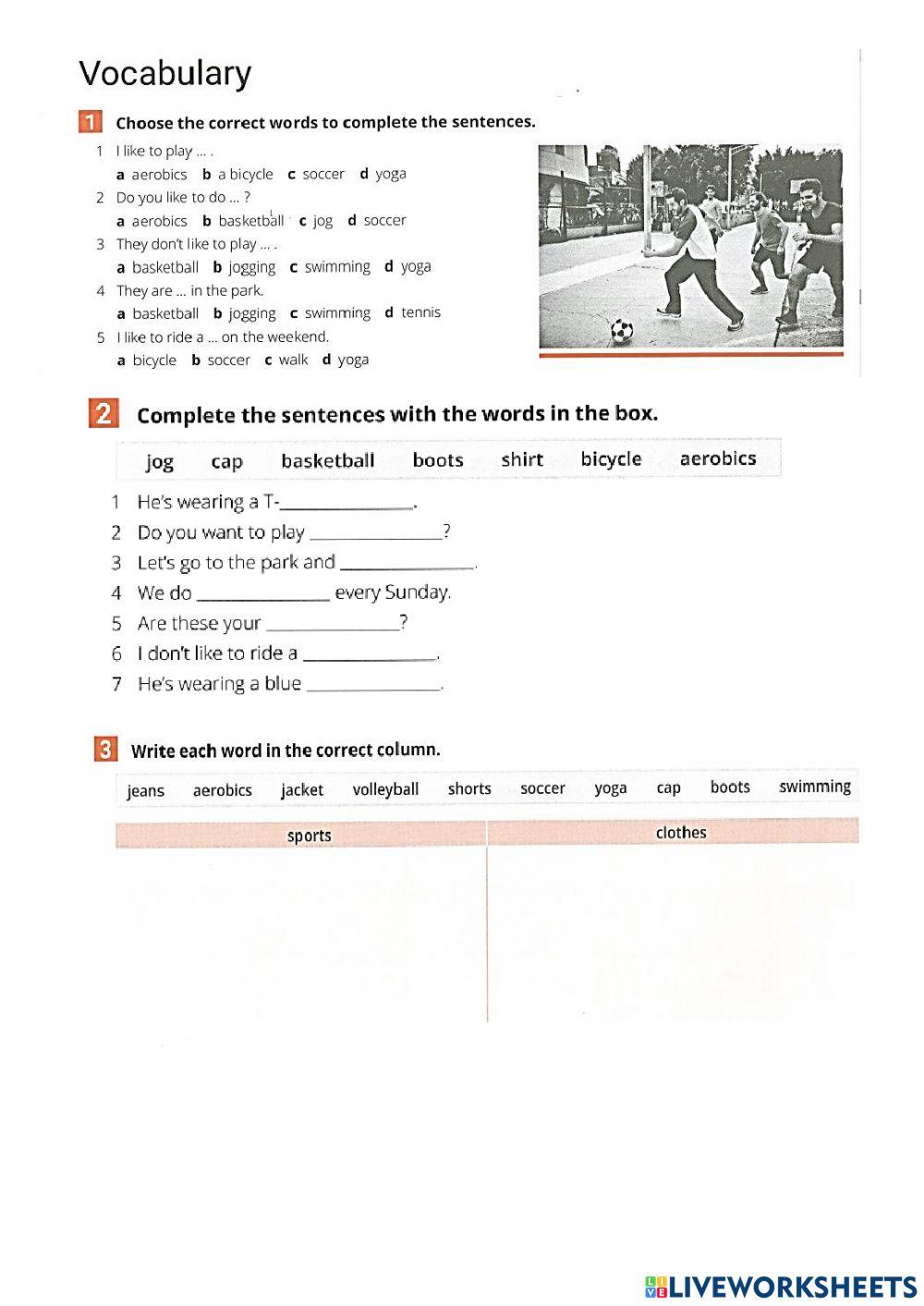 unit 10 - activity 2 online exercise for | Live Worksheets
