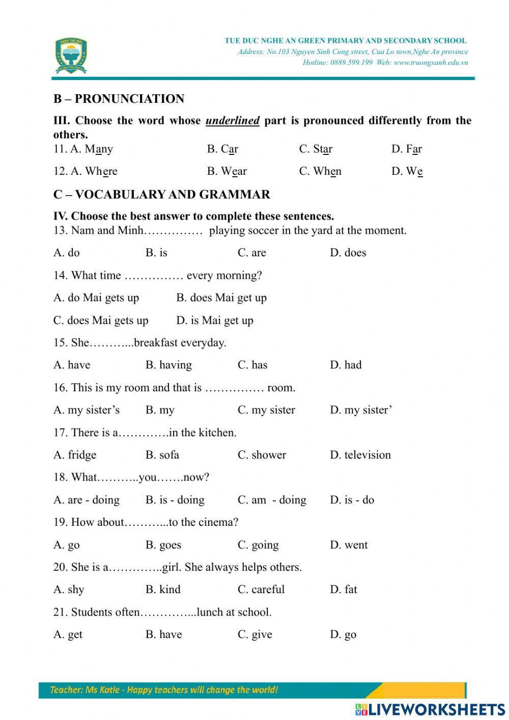 6a2 - midterm interactive worksheet | Live Worksheets