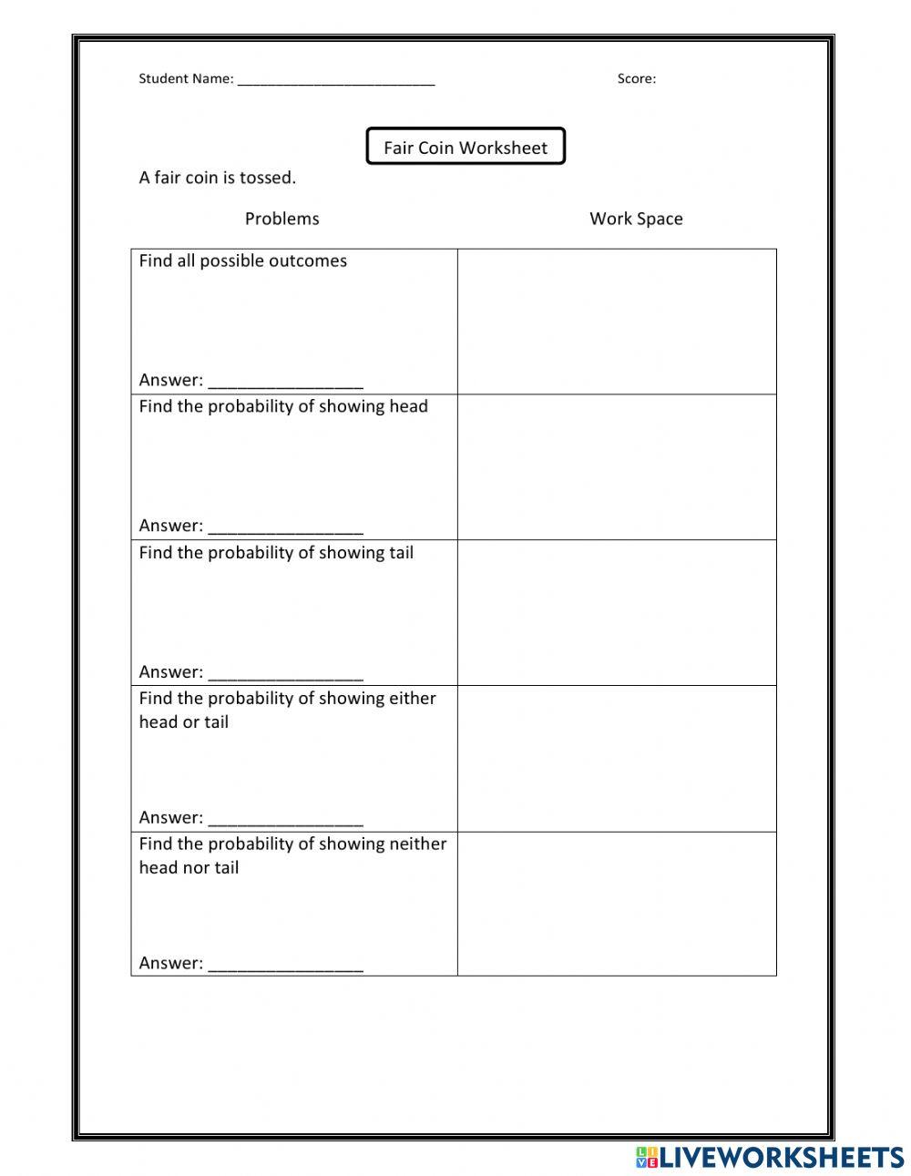 Probability Coin Toss : Head or Tail | Miyasaura | Live