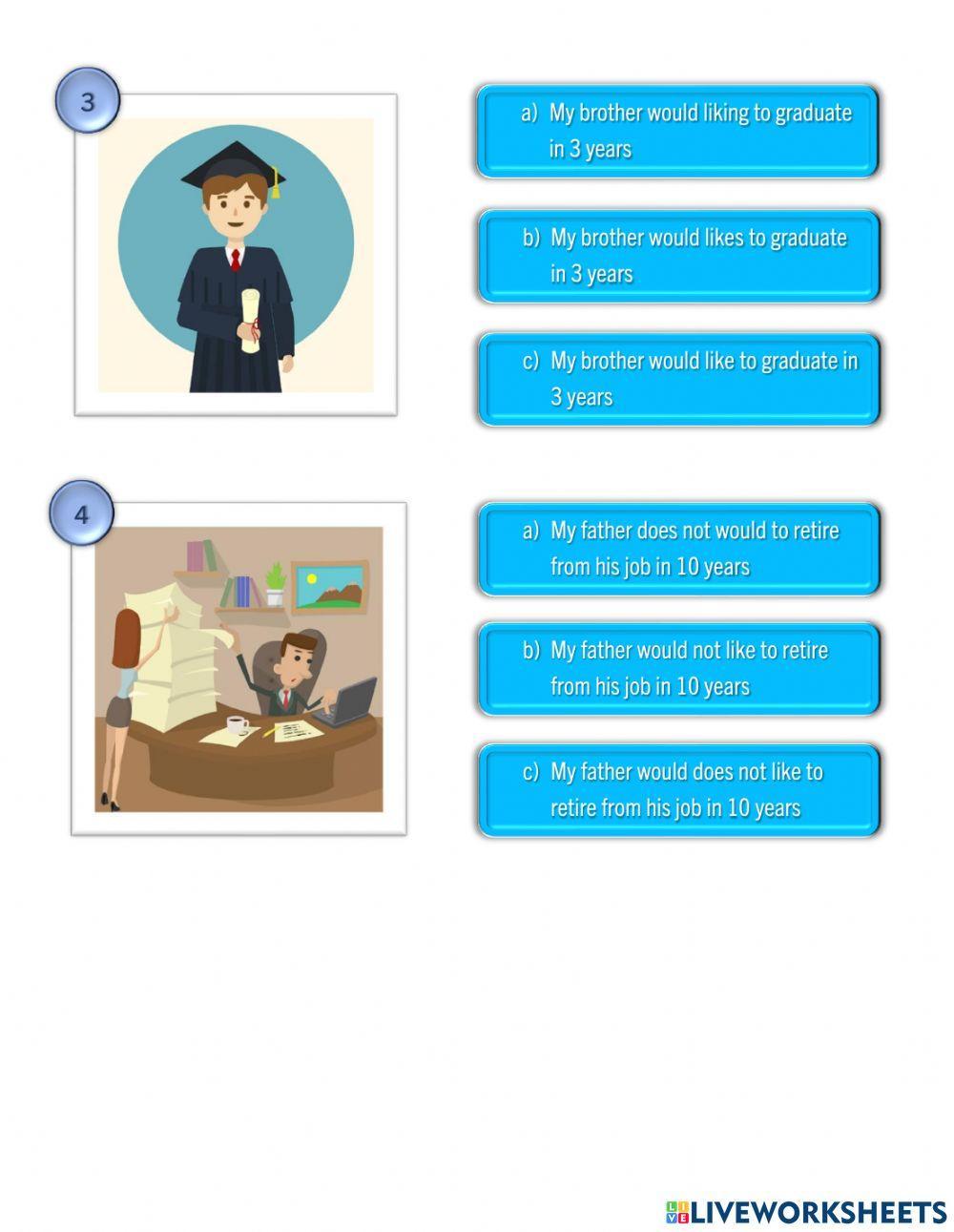 My Future Life … | Free Interactive Worksheets | 1599245