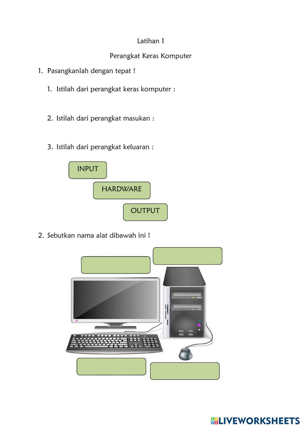 Pdf online worksheet: Tik | Live Worksheets