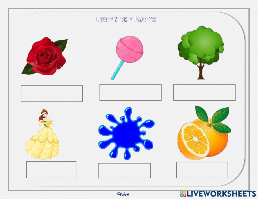 revision - colours online exercise for | Live Worksheets