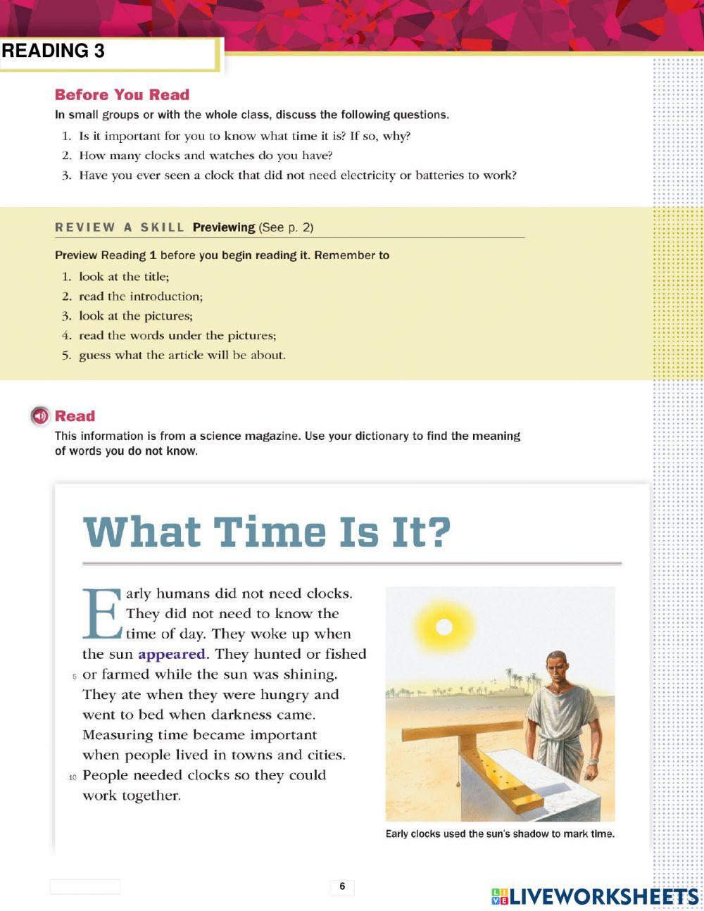 Inside Intro - U2.1 worksheet | Live Worksheets