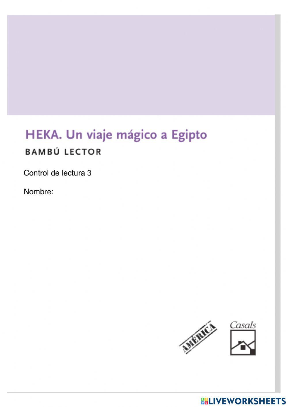 Control de lect… | Free Interactive Worksheets | 4067790