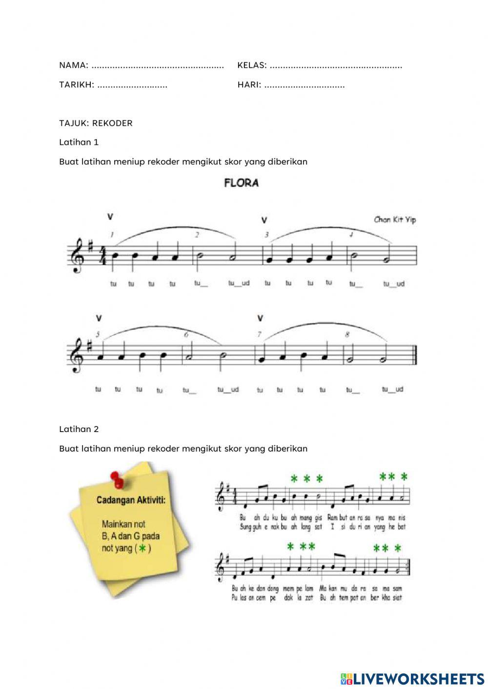 Rekoder | Free Interactive Worksheets | 1602155