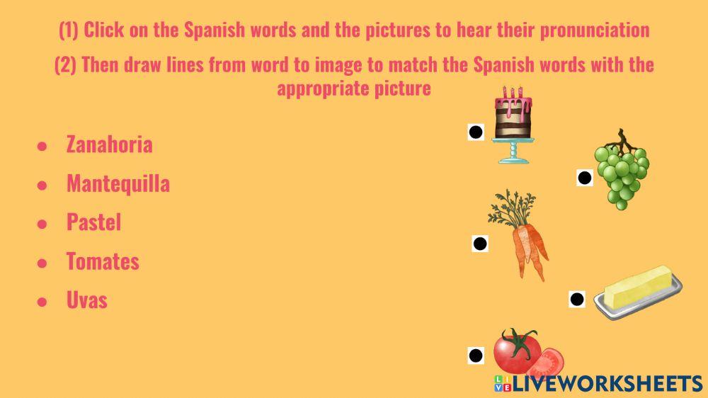 Vocab Matching activity | Live Worksheets