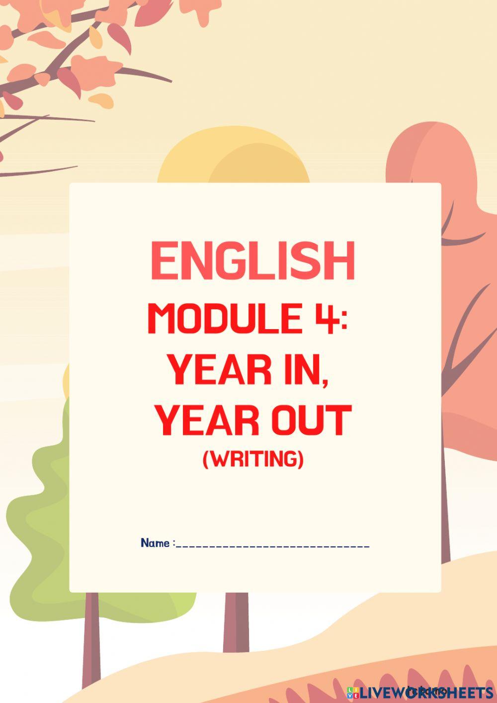 Year in year out interactive activity | Live Worksheets