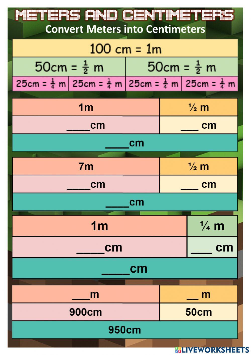 Meters and Kilo… | Free Interactive Worksheets | 1695016