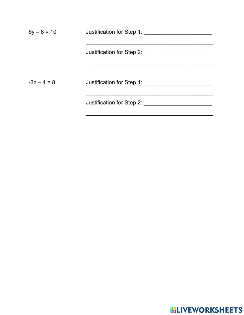Defend Your Steps worksheet | Live Worksheets