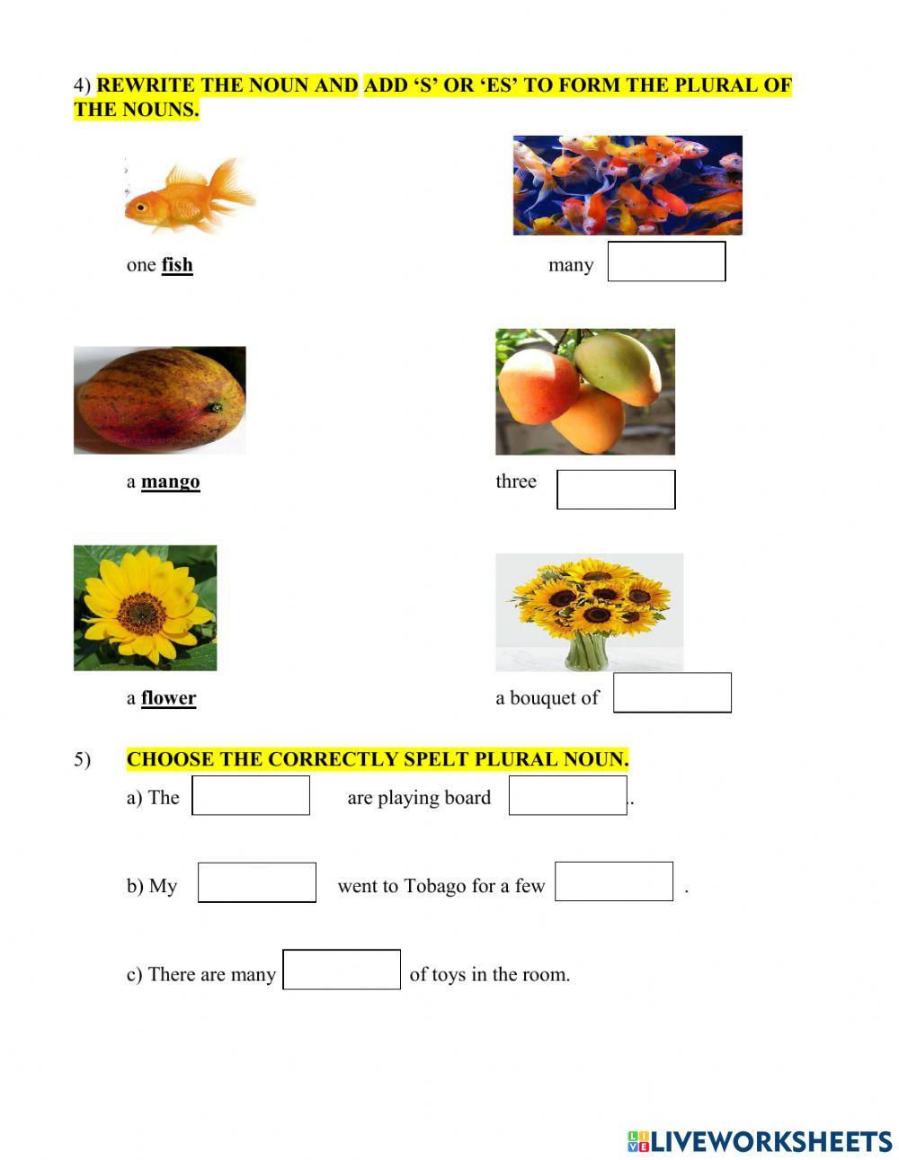 Grade 2 Grammar online exercise for | Live Worksheets
