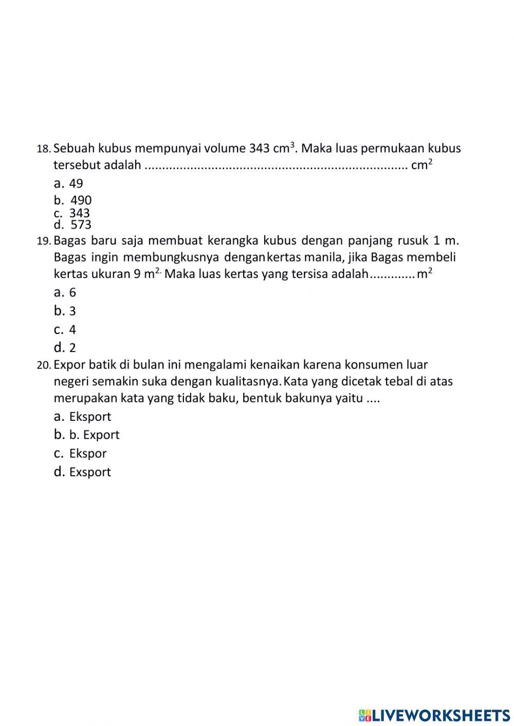 Tema 4 subtema 3 online activity | Live Worksheets