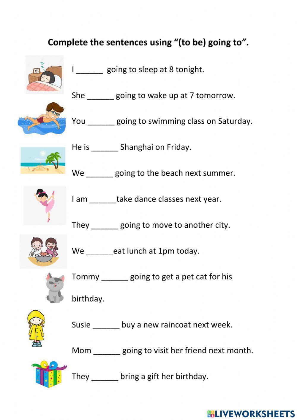 1603698 | To be going to | 8teacherruth8