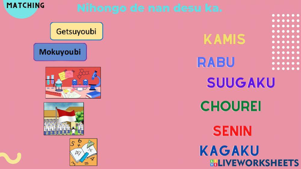 Quiz Nihongo online exercise for | Live Worksheets