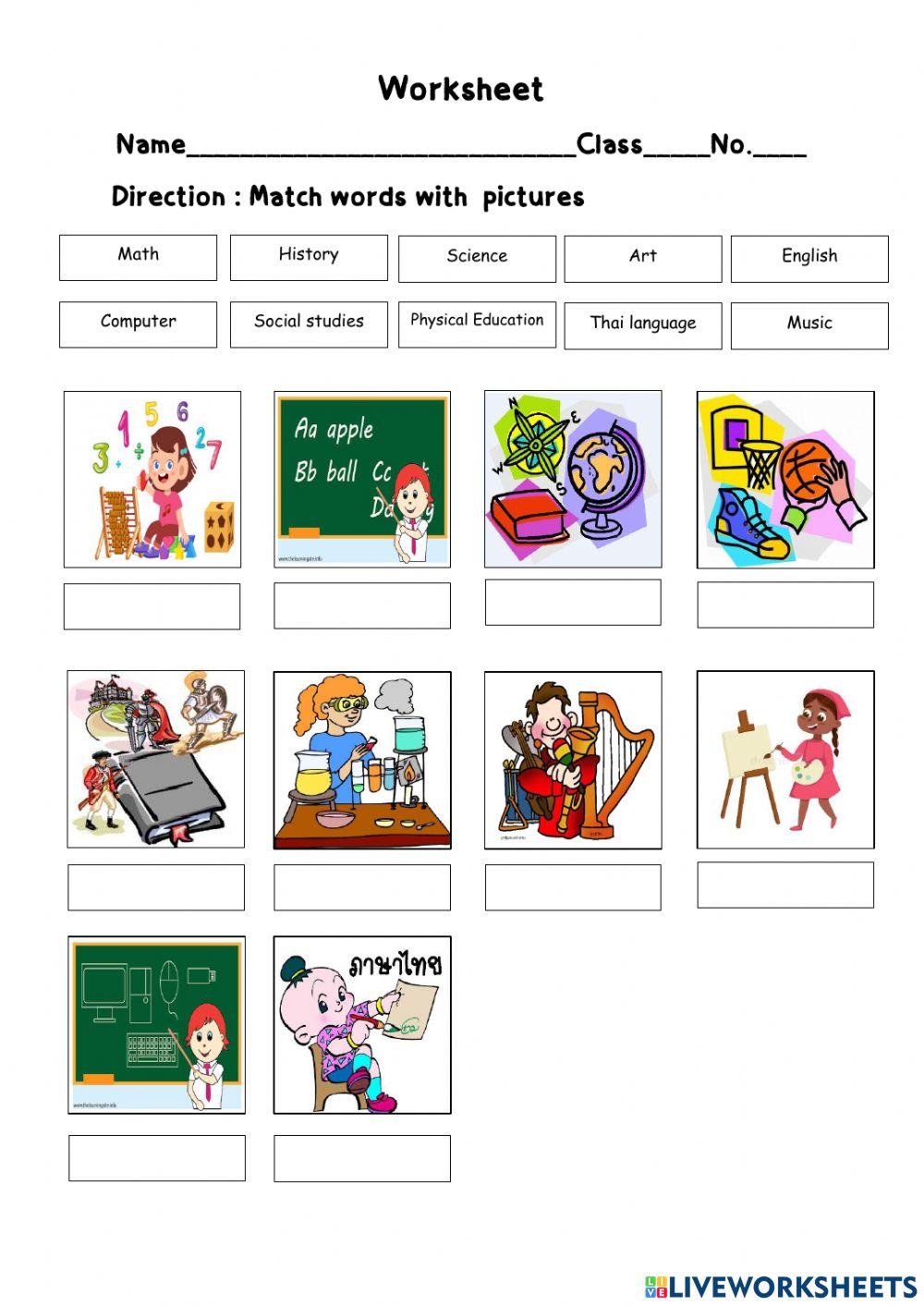 1623349 | Subject | wichuorn | LiveWorksheets