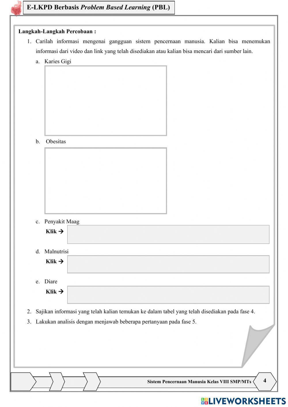 E-LKPD Berbasis… | Free Interactive Worksheets | 1605017