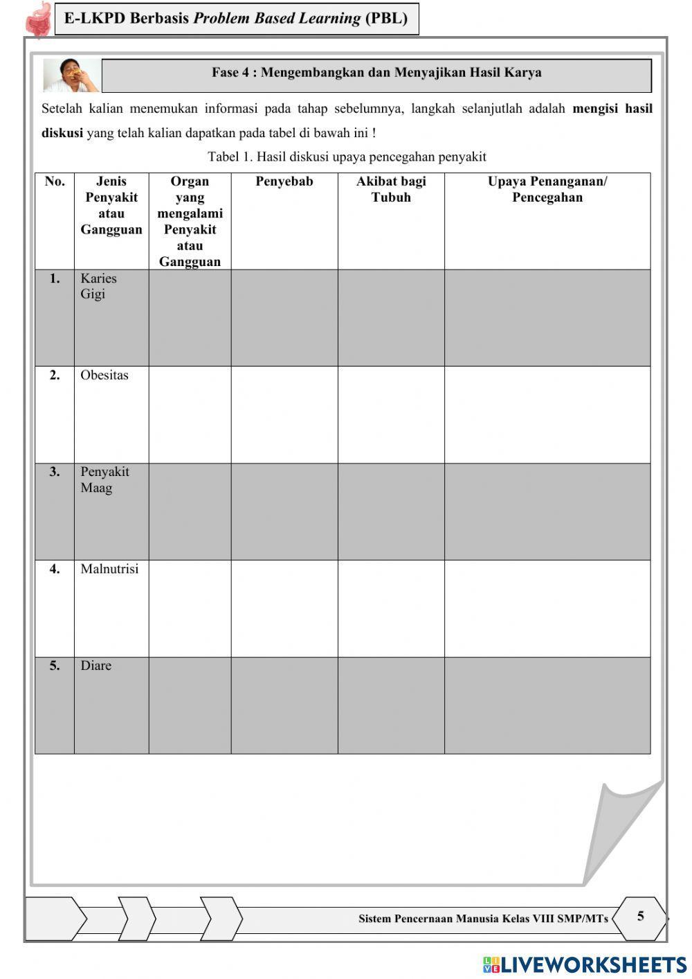 E-LKPD Berbasis… | Free Interactive Worksheets | 1605017
