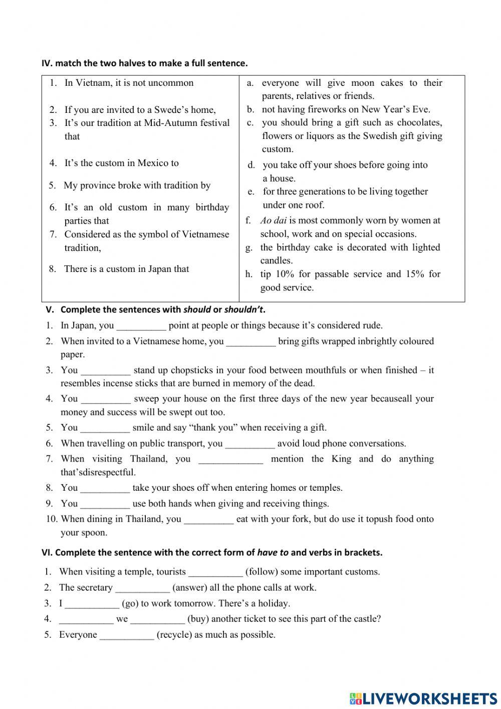 Practice test for unit 4 worksheet | Live Worksheets