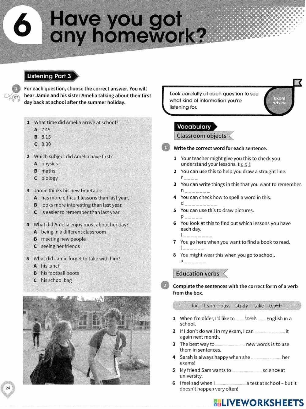 Unit 6 -Ket online exercise for | Live Worksheets