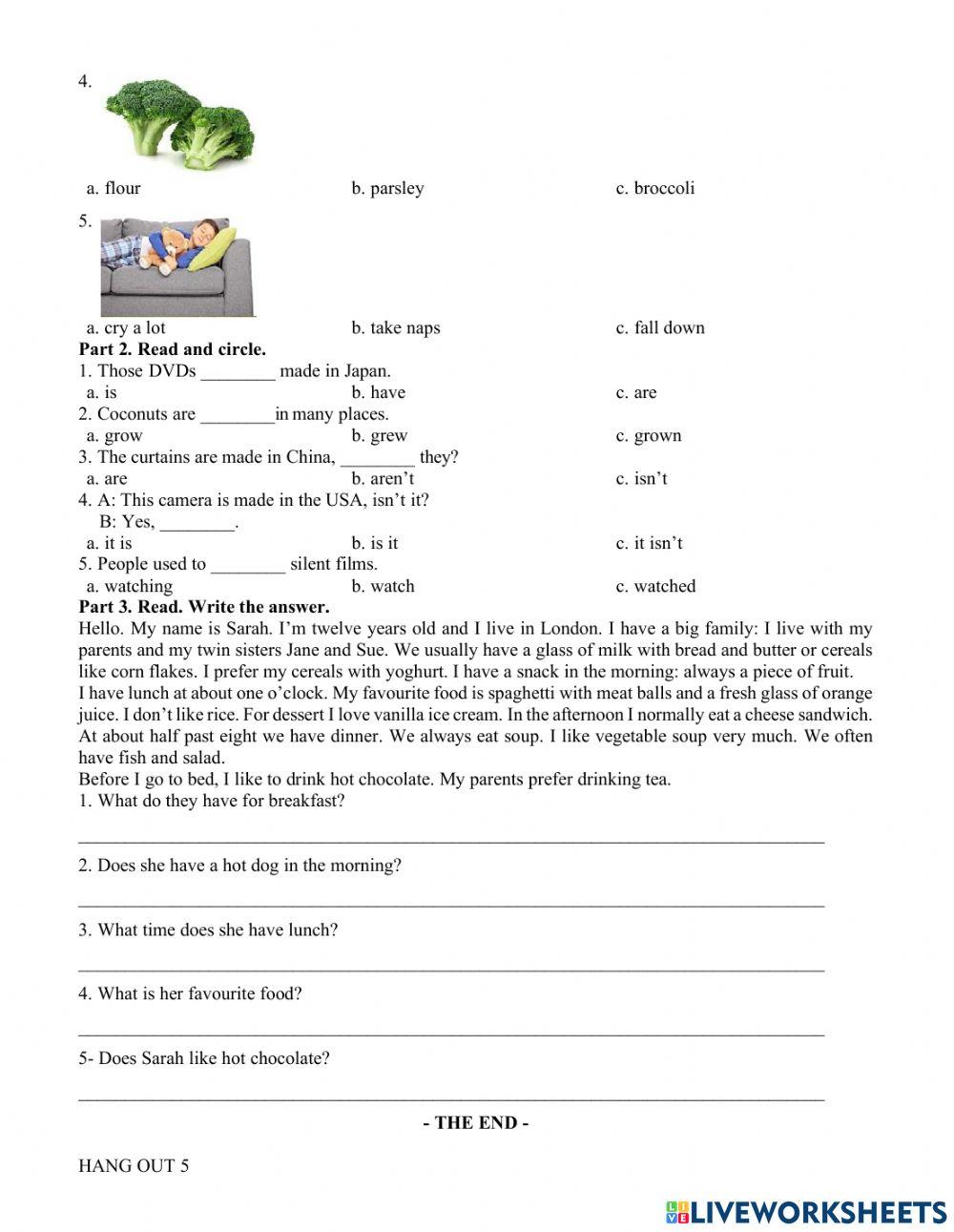Progress Test - Grade 5 - Term 1 worksheet | Live Worksheets