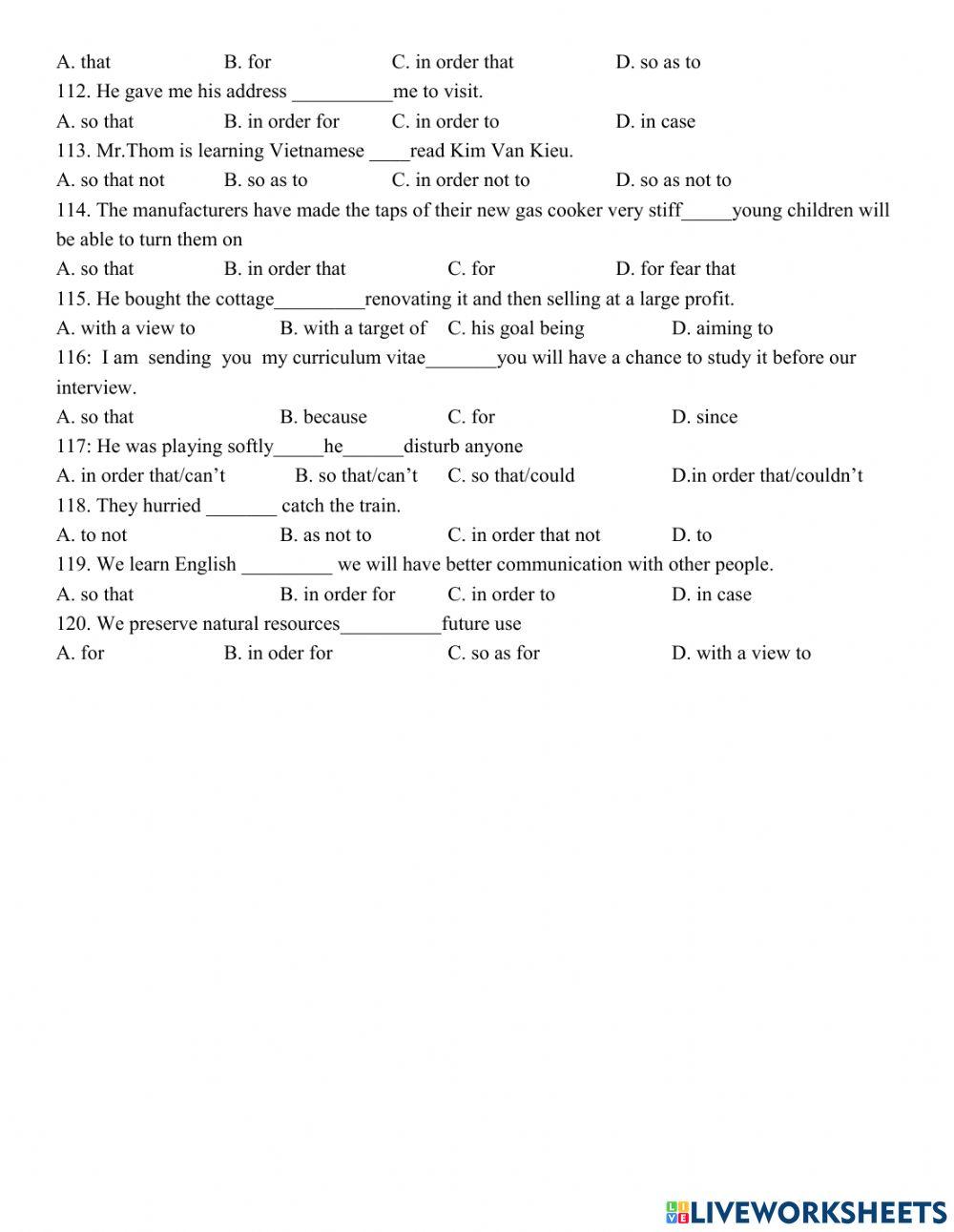 Grade 12- Conne… | Free Interactive Worksheets | 1607612