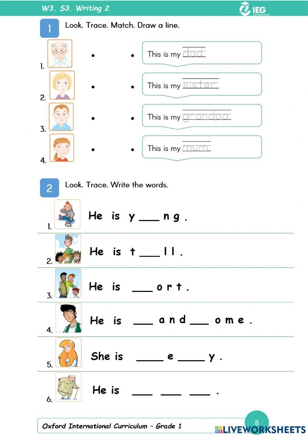 thuphuongmc | Unit 2-Writing 1607675 | LiveWorksheets