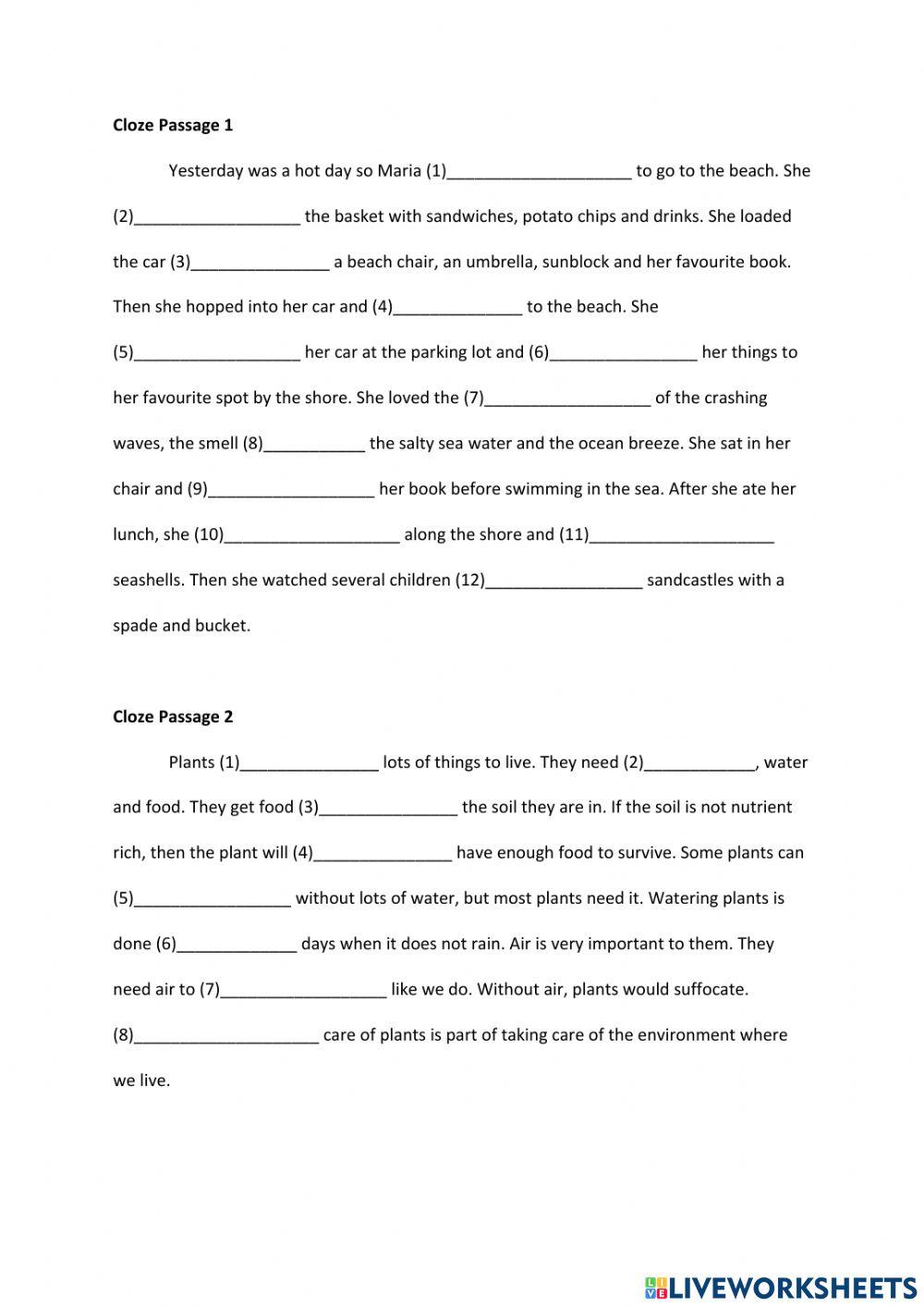 P6 Practice Paper 13 worksheet | Live Worksheets