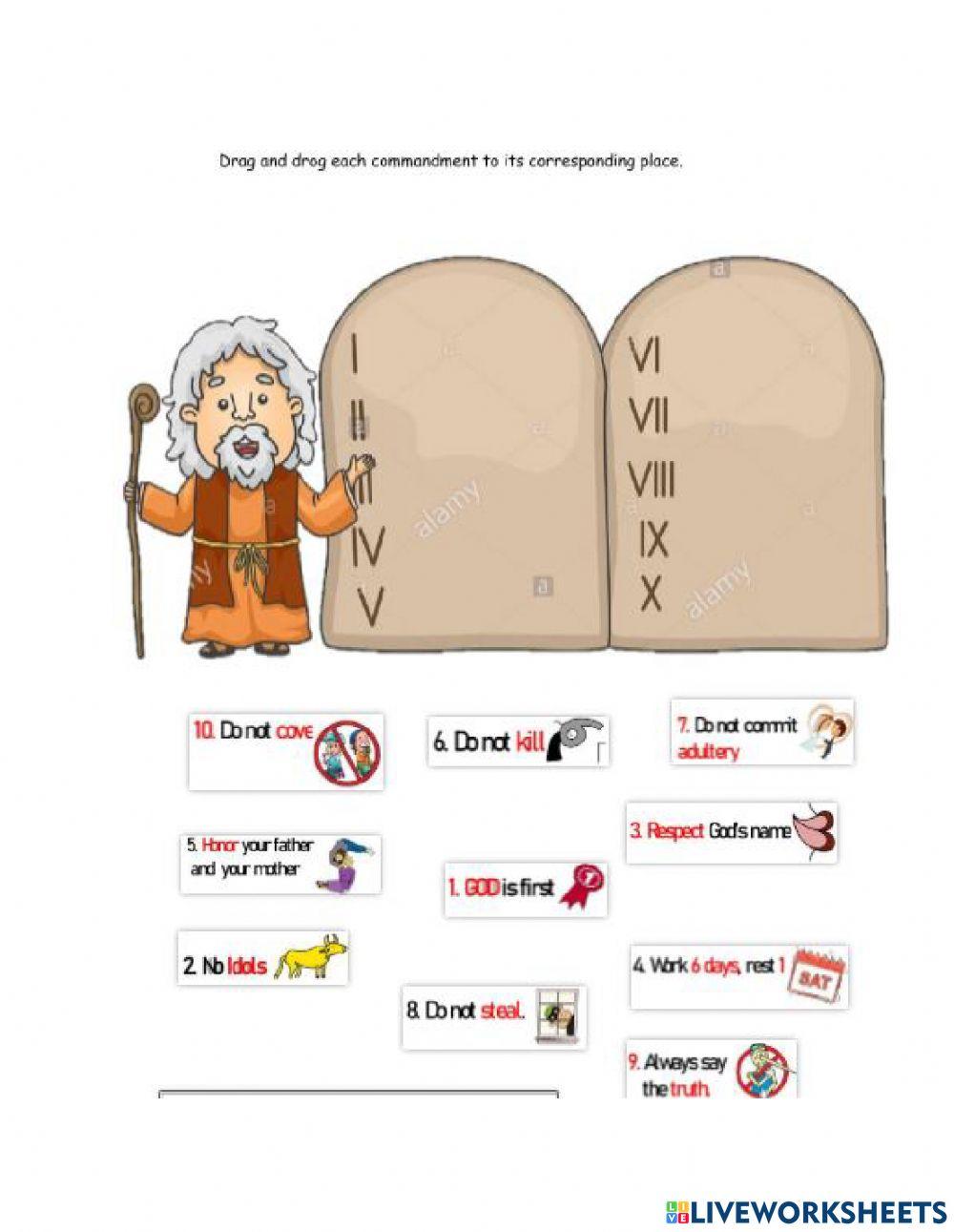 6766192 | Quiz on Joseph and the Ten Commandments