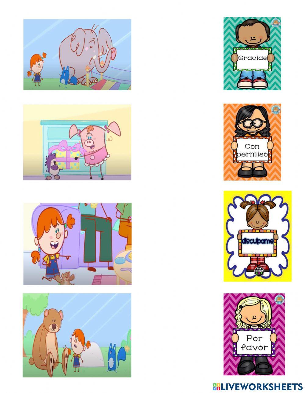 PALABRAS MÁGICAS 0535 | Crismolina26 | Live Worksheets