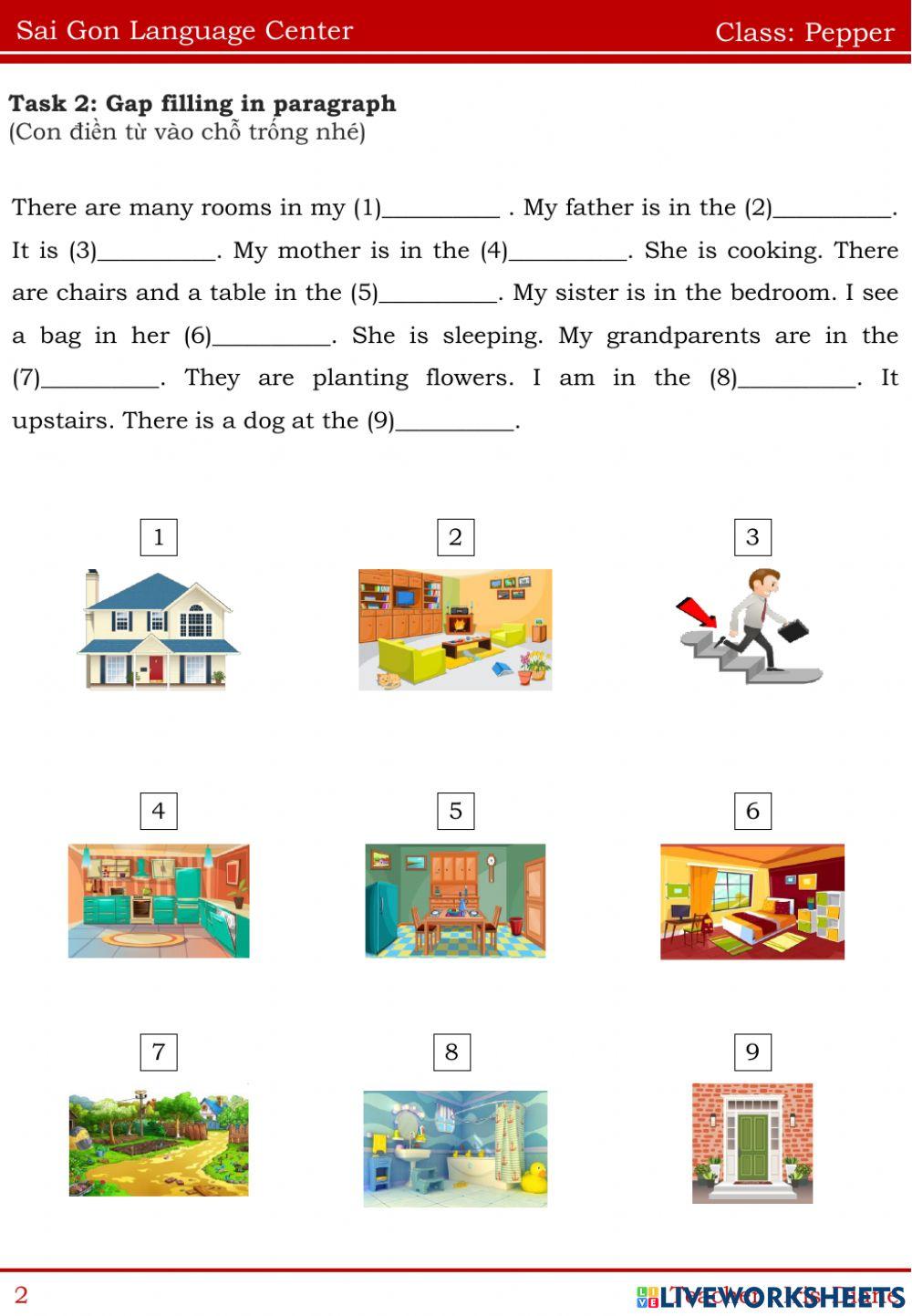 Homework-class Pepper (Nov 5th) worksheet | Live Worksheets