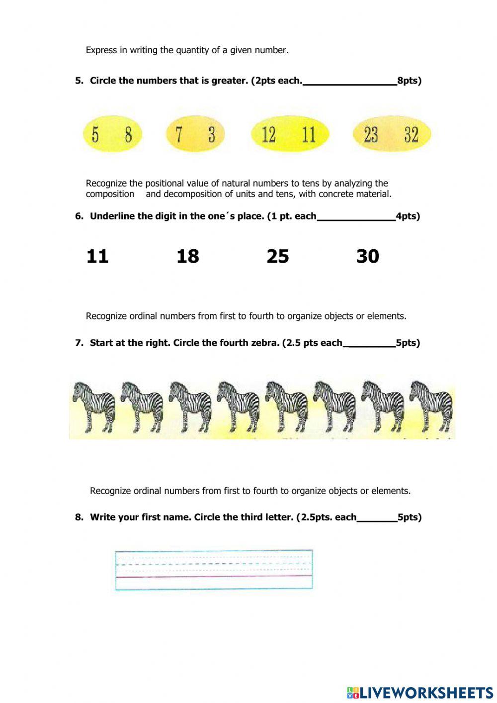 1609058 Math Unit 1 Test 1 Adriana Racines