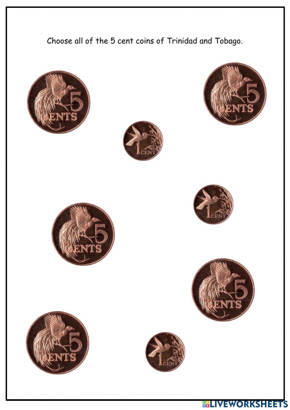 5 Cent coin of Trinidad and Tobago 5231786 | Rykiel