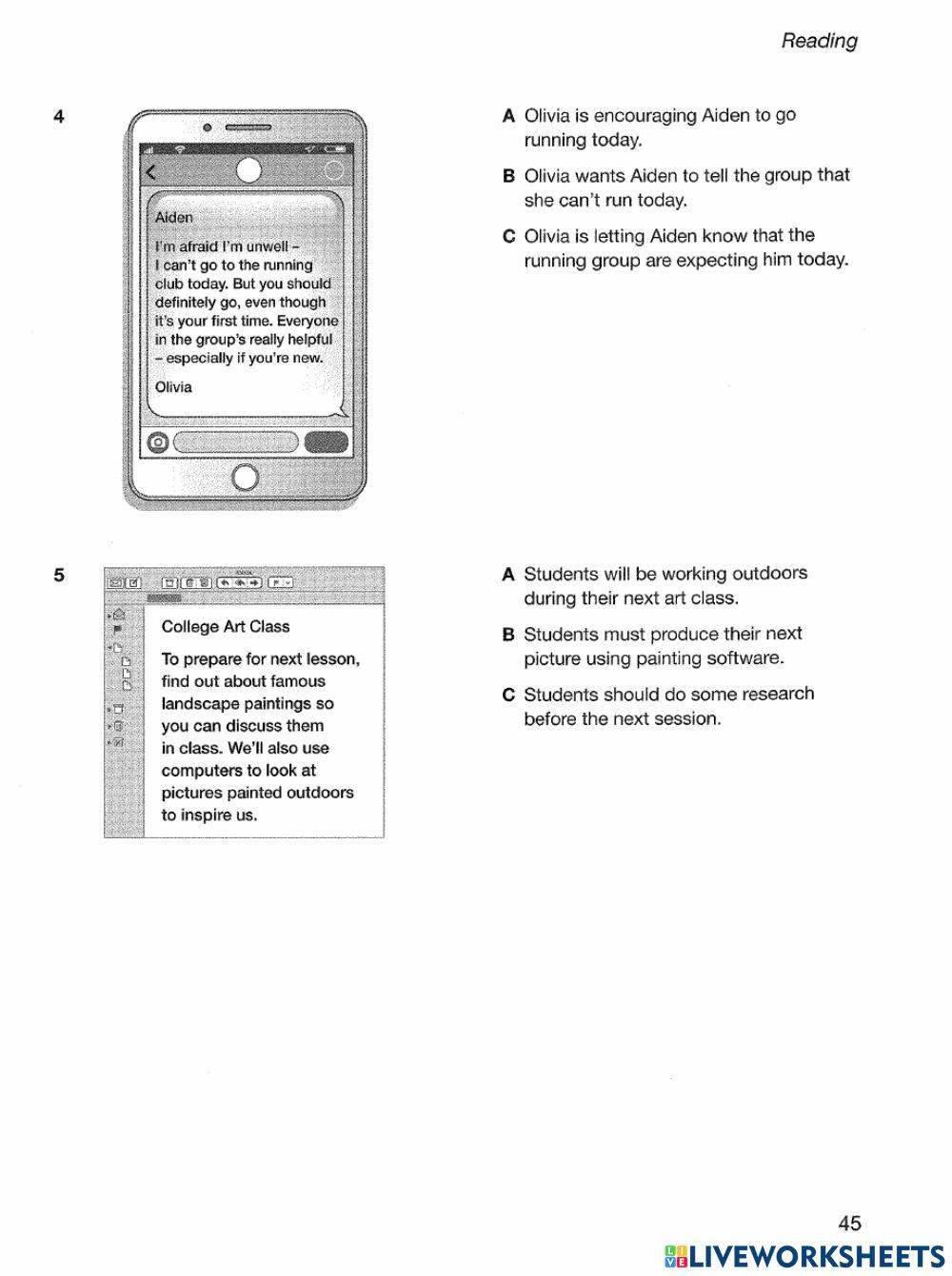 Senior 2A, November 6, 2021 worksheet | Live Worksheets