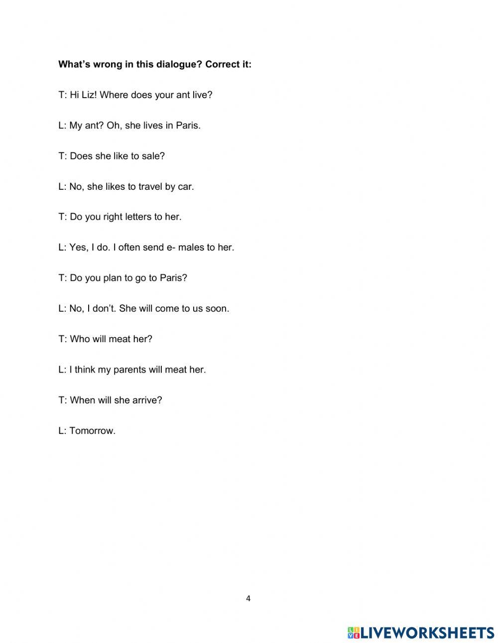 Homophones online exercise for 2 | Live Worksheets