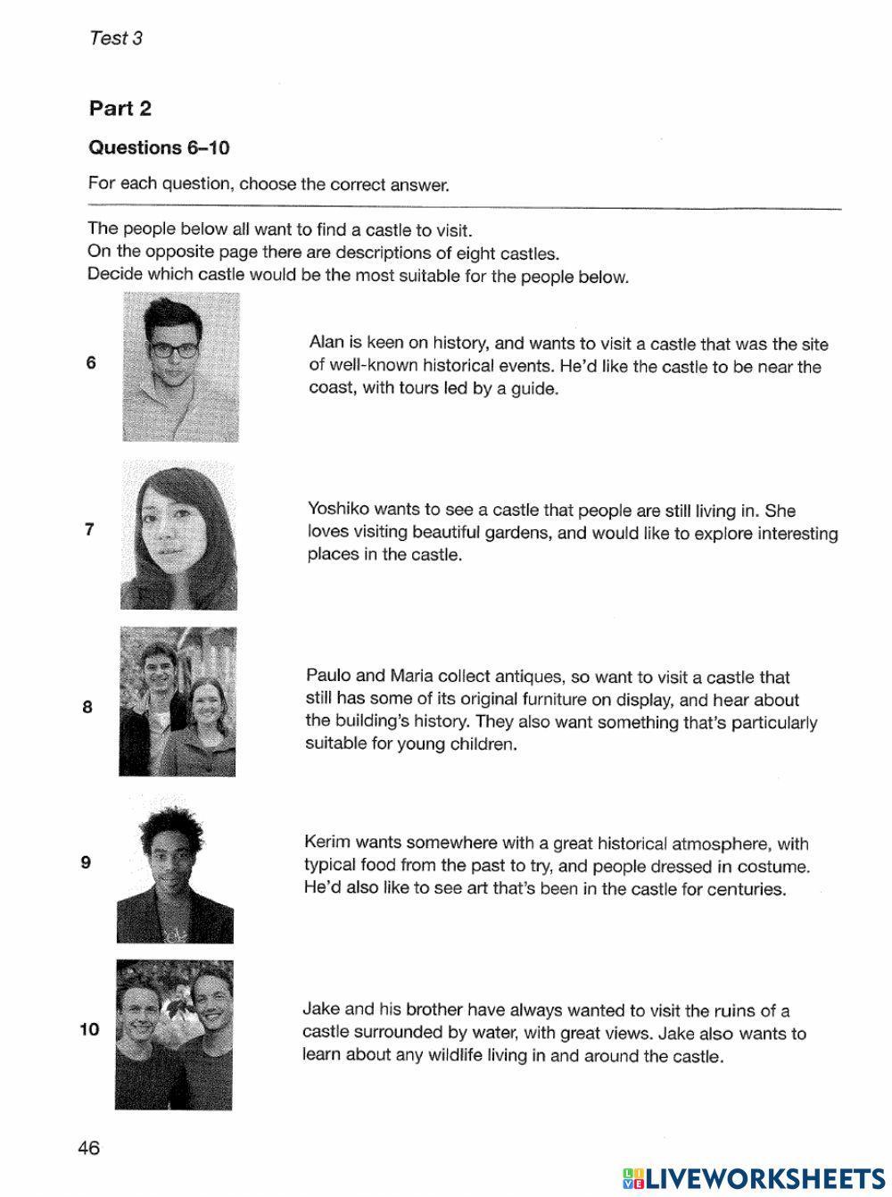 Senior 2A- November 7 worksheet | Live Worksheets