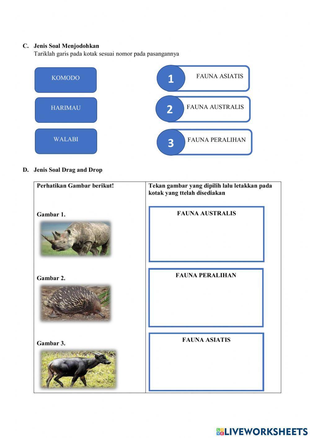 Persebaran Flor… | Free Interactive Worksheets | 1610830