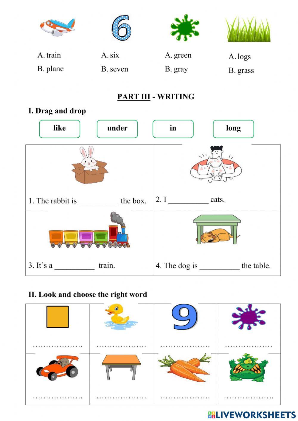 G1 1st mid term 2nd time worksheet | Live Worksheets