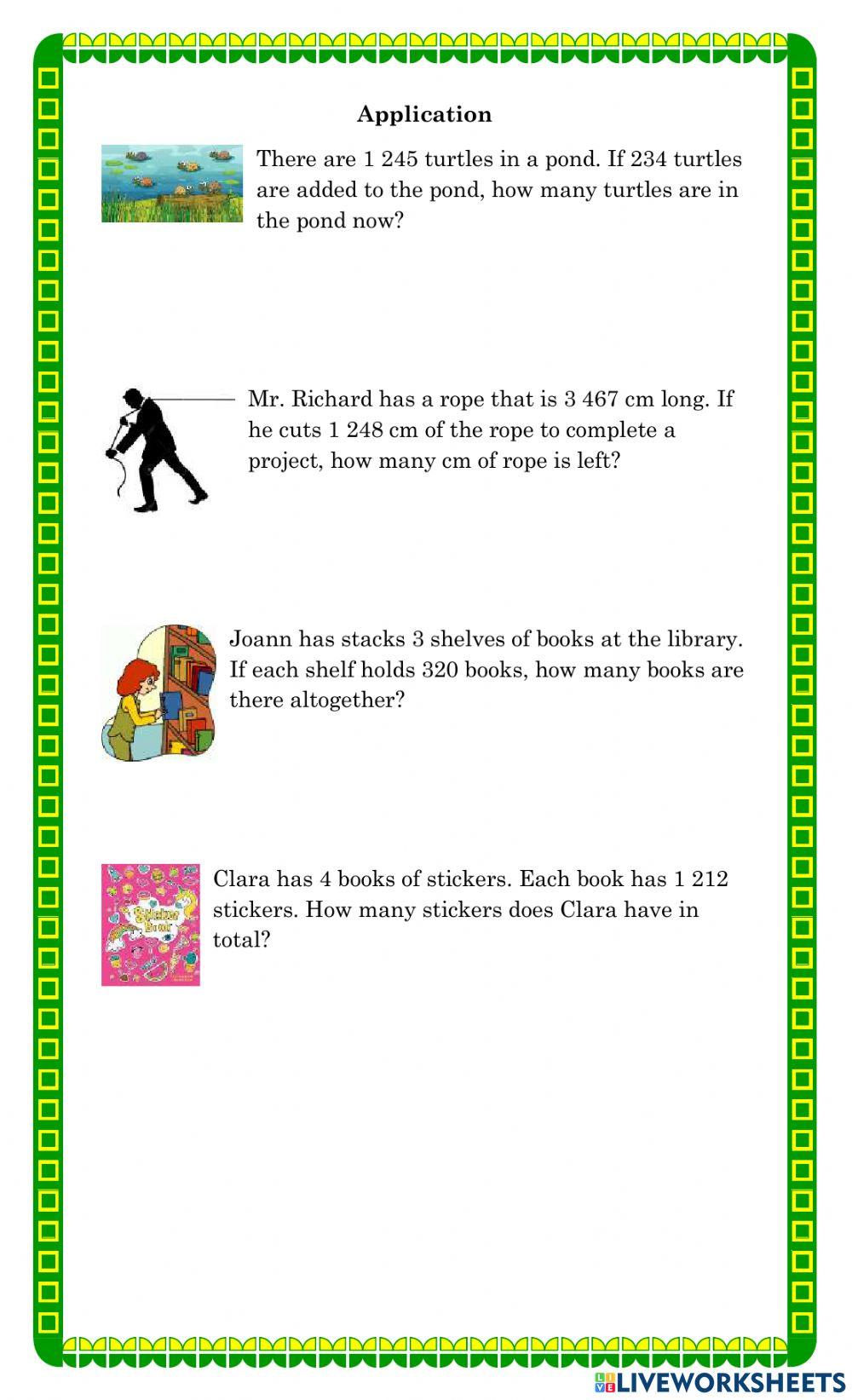 1612564 | Math Midterm Quiz | Christal | LiveWorksheets