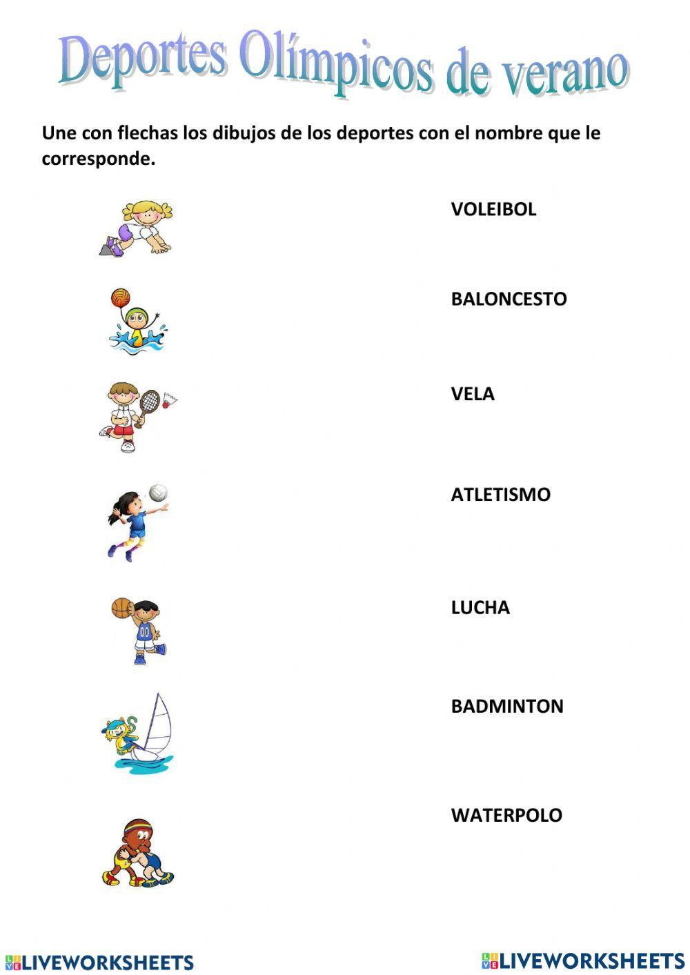 Los Deportes | Juan García González | Live Worksheets