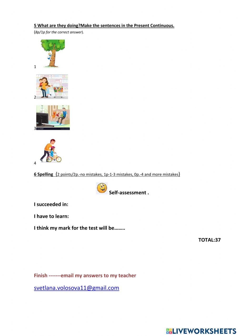 Test form 4 3470557 | svetocek | LiveWorksheets