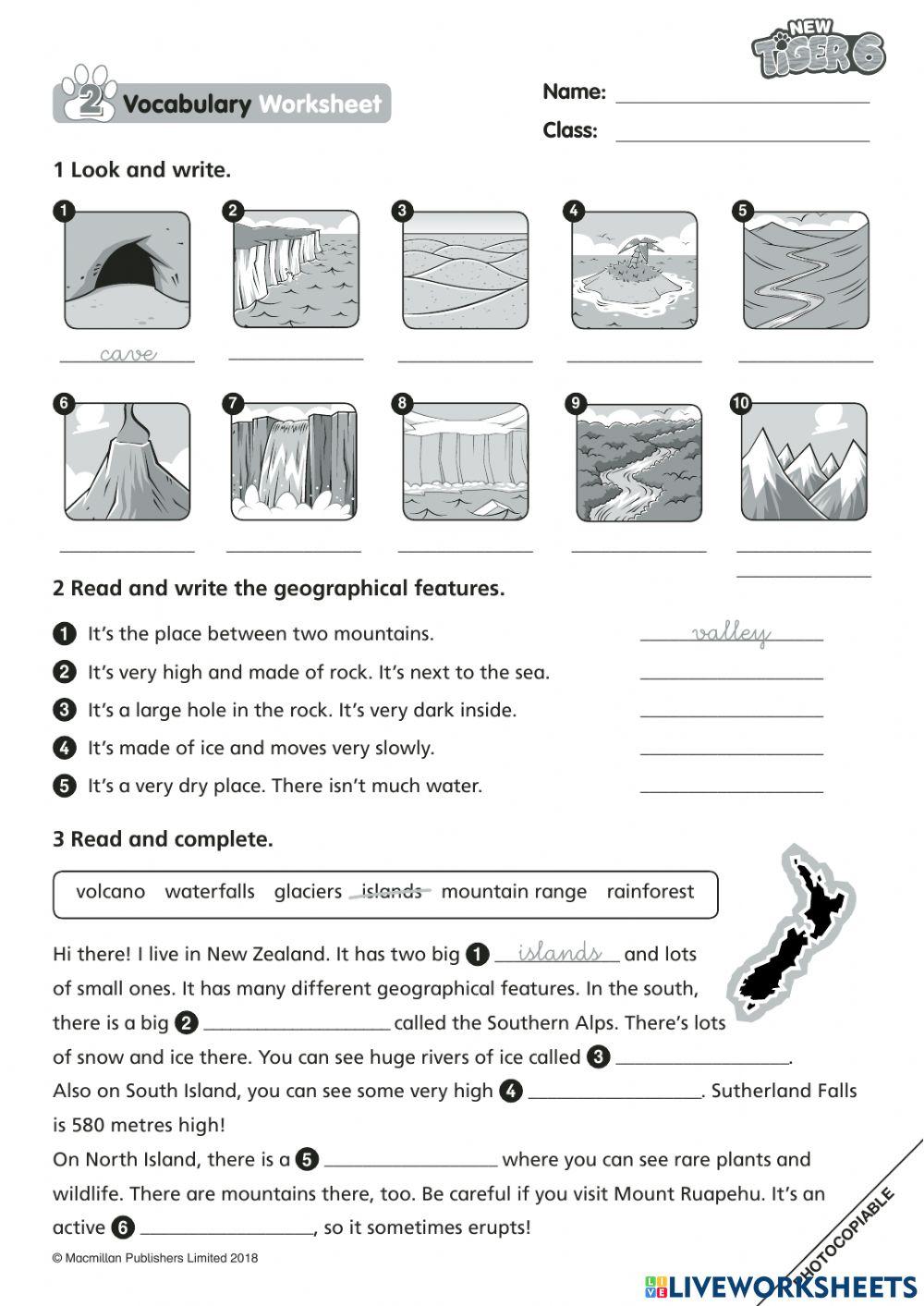 New Tiger 6 U2 … | Free Interactive Worksheets | 3967859