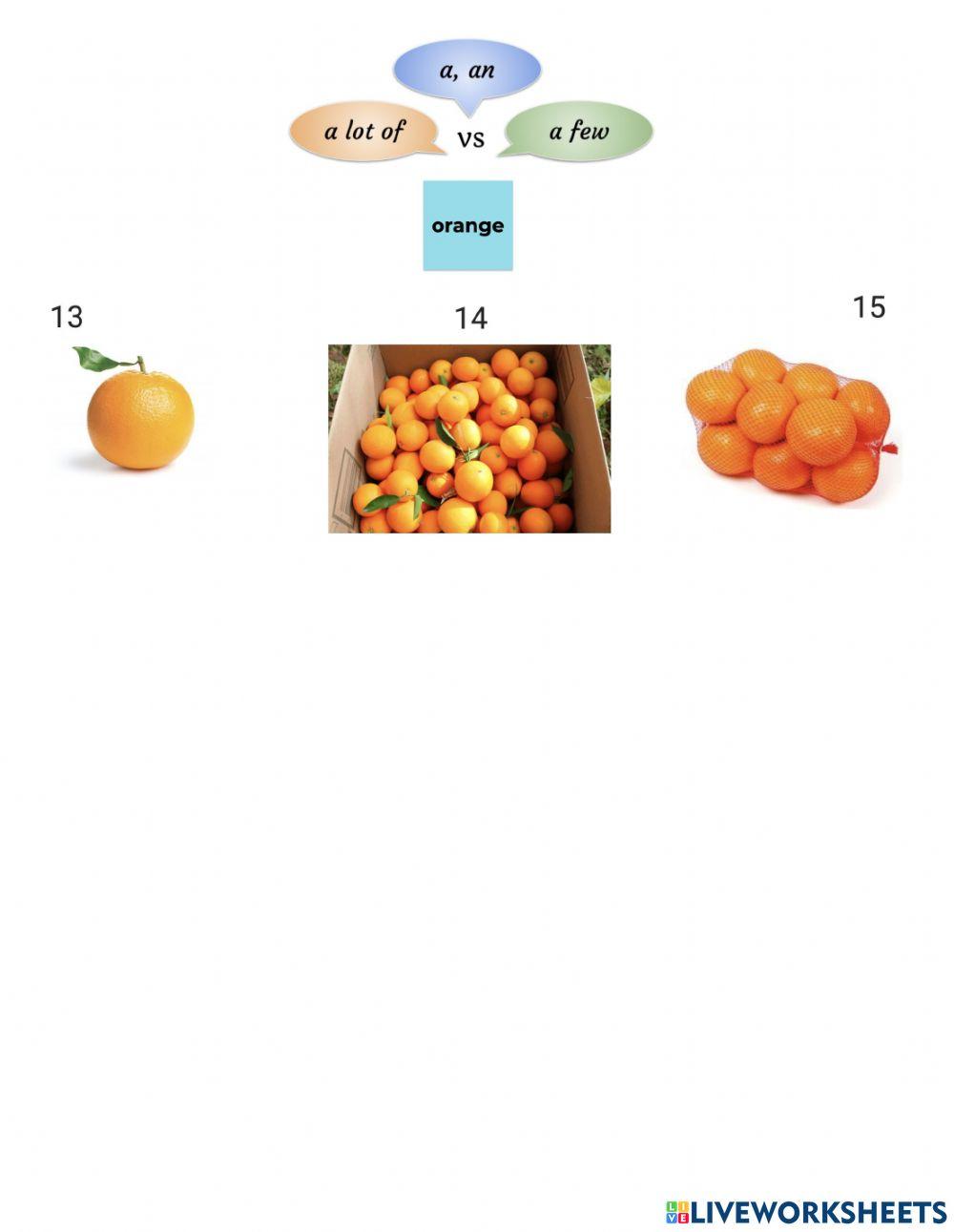 Quantity Expressions Practice 1 worksheet | Live Worksheets