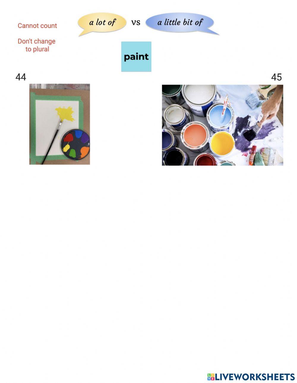 Quantity Expressions Independent Practice 2 worksheet | Live Worksheets