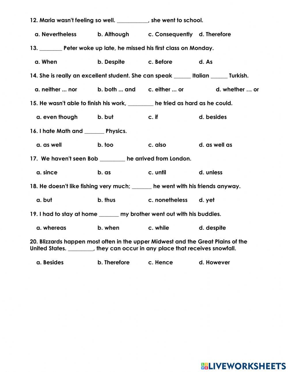 IMS-2 RW 9th Level Worksheet-2 1616501 | Gerardo Salazar