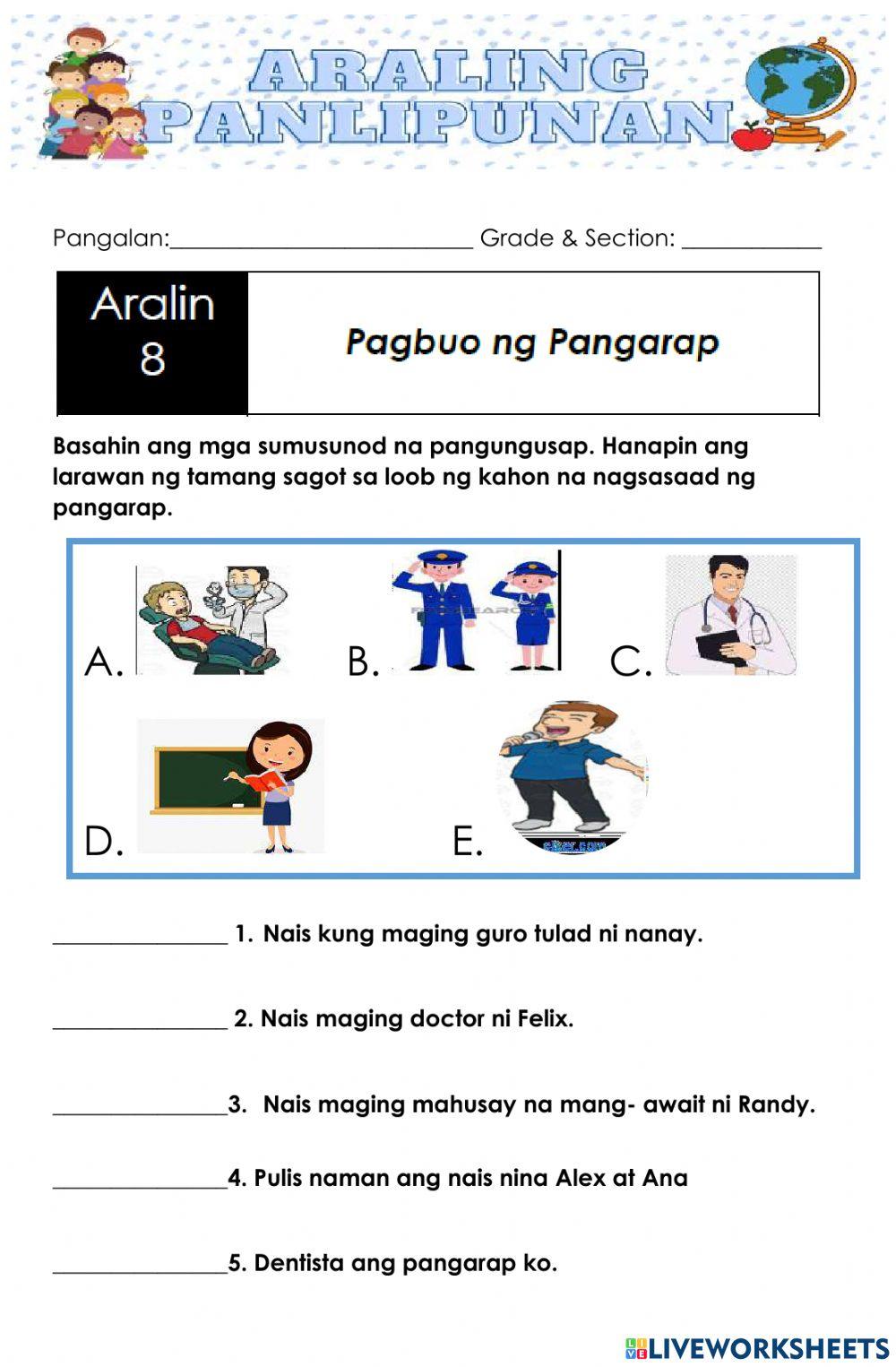 Araling Panlipunan-Module Q2 Week Worksheet Live Worksheets, 58% OFF