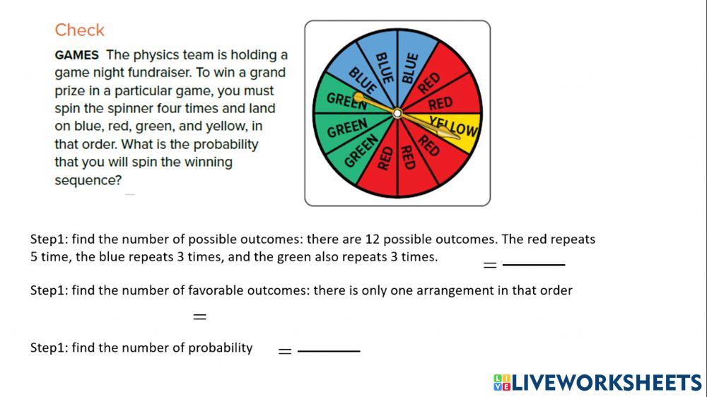 Permutation wit… | Free Interactive Worksheets | 1617054